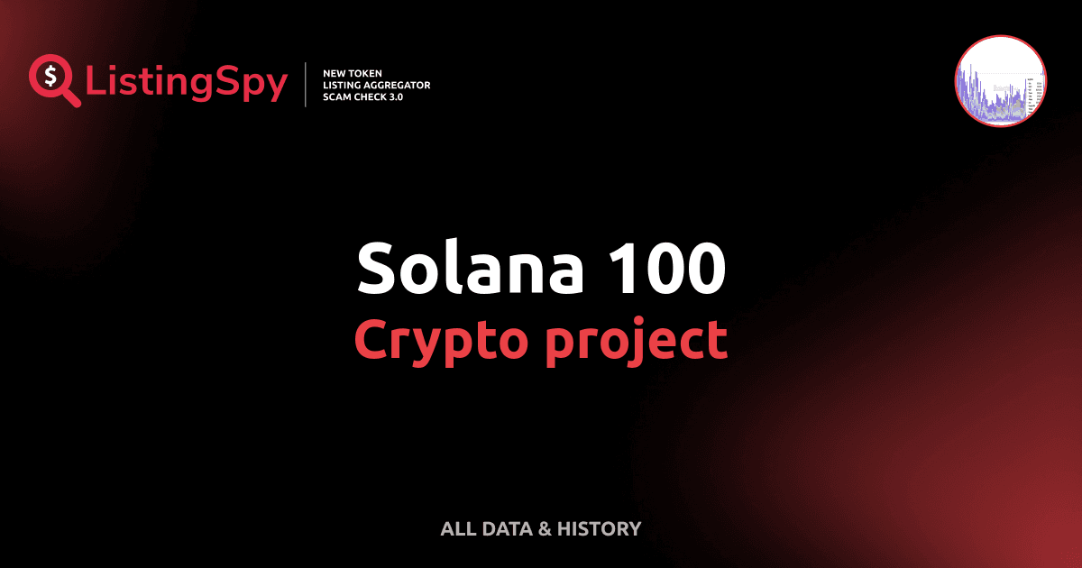 Solana 100 crypto project: SQ token listings, events, analysis | ListingSpy