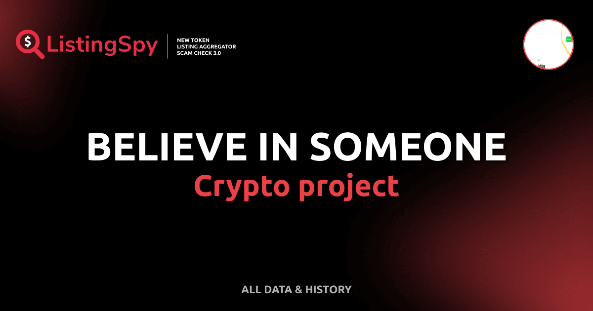 BELIEVE IN SOMEONE crypto project: BELIEVE token listings, events ...