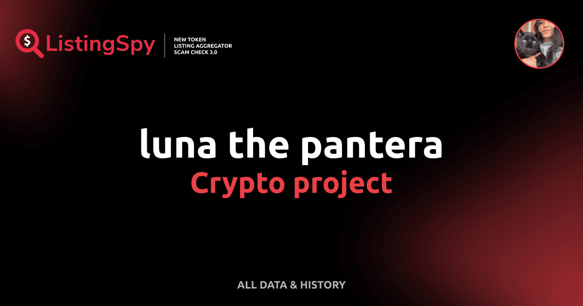 luna the pantera crypto project: luna token listings, events, analysis | ListingSpy