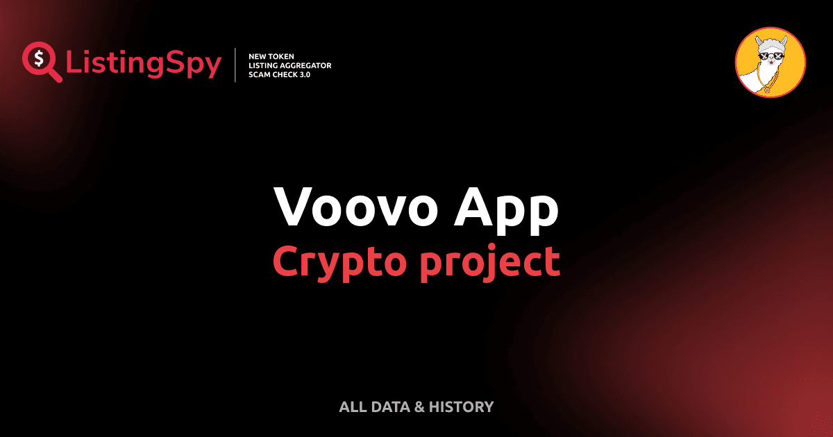 Voovo App crypto project: VOOVO token listings, events, analysis ...