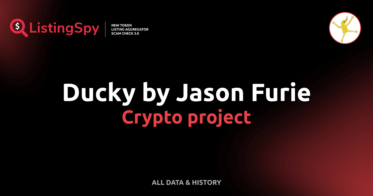 Ducky by Jason Furie crypto project: DUCKY token listings, events ...