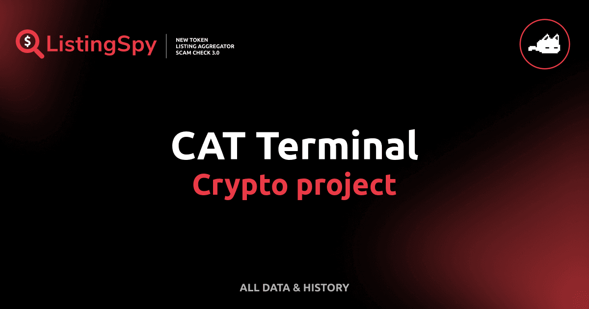 CAT Terminal crypto project: CAT token listings, events, analysis ...