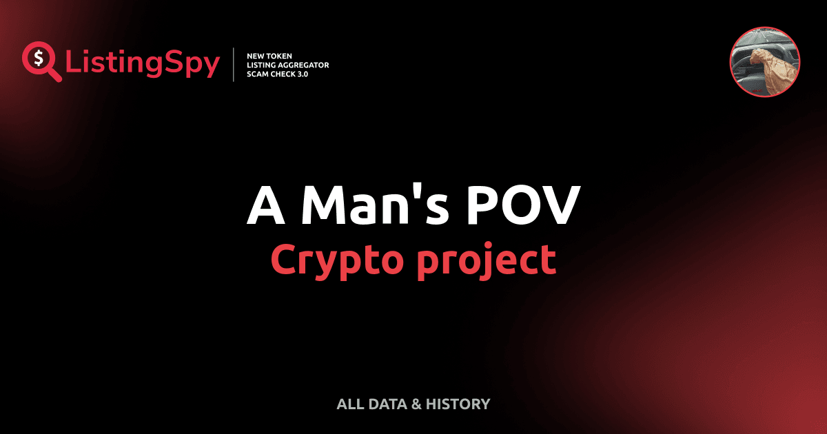 A Man's POV crypto project: MAN token listings, events, analysis ...