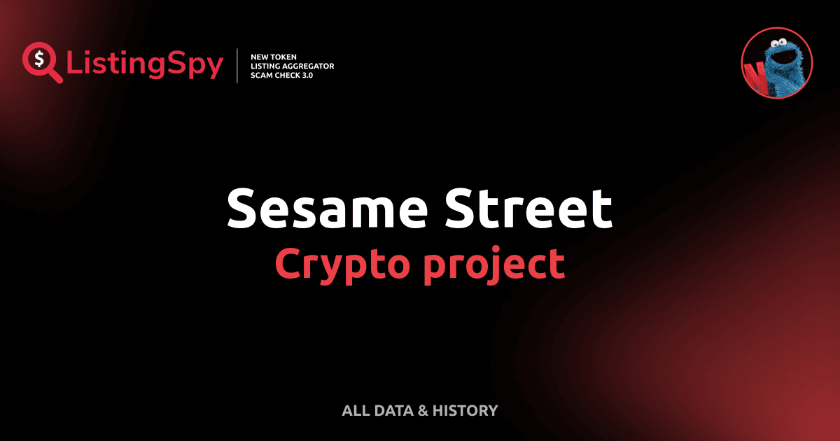 Sesame Street crypto project: SESAME token listings, events, analysis ...