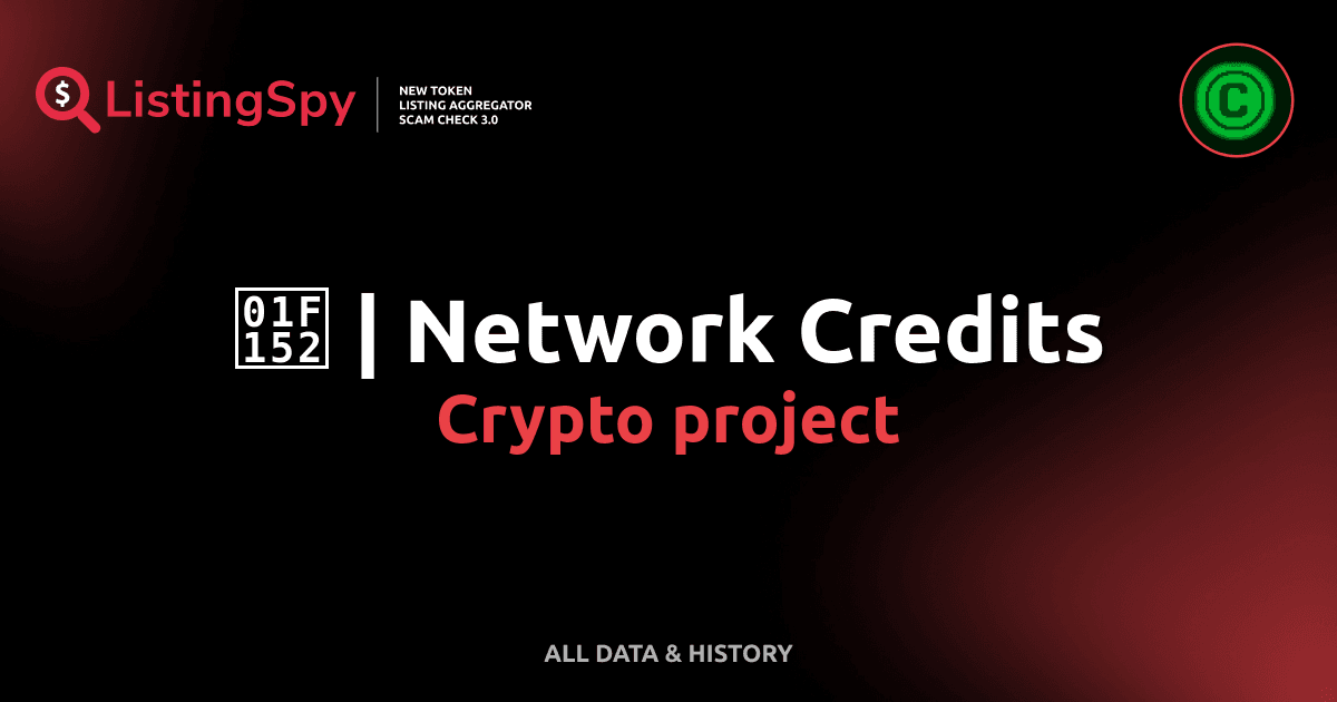 Network Credits crypto project: CREDZ token listings, events, analysis ...