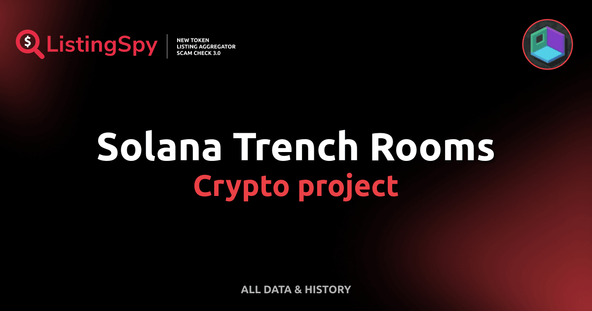 Solana Trench Rooms crypto project: STR token listings, events ...