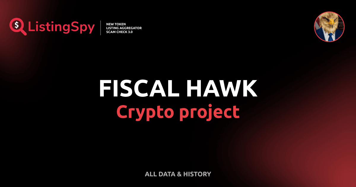 FISCAL HAWK crypto project: TRUMP token listings, events, analysis ...