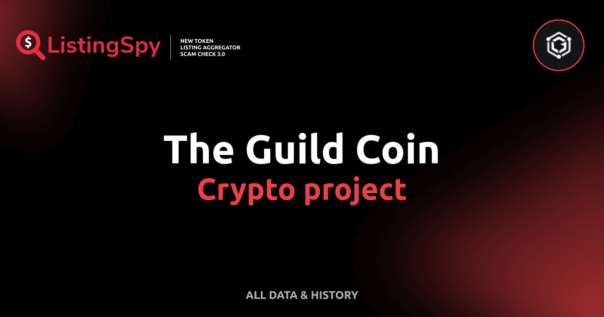 The Guild Coin crypto project: Guild token listings, events, analysis ...
