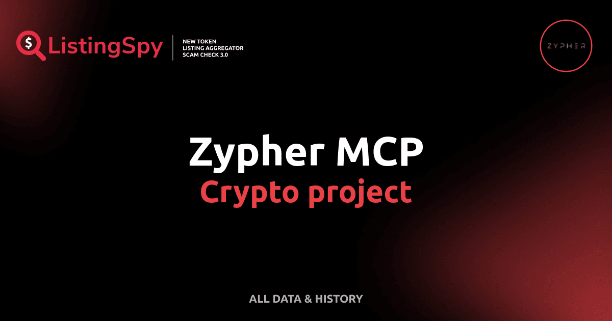Zypher MCP crypto project: ZYPHER token listings, events, analysis ...
