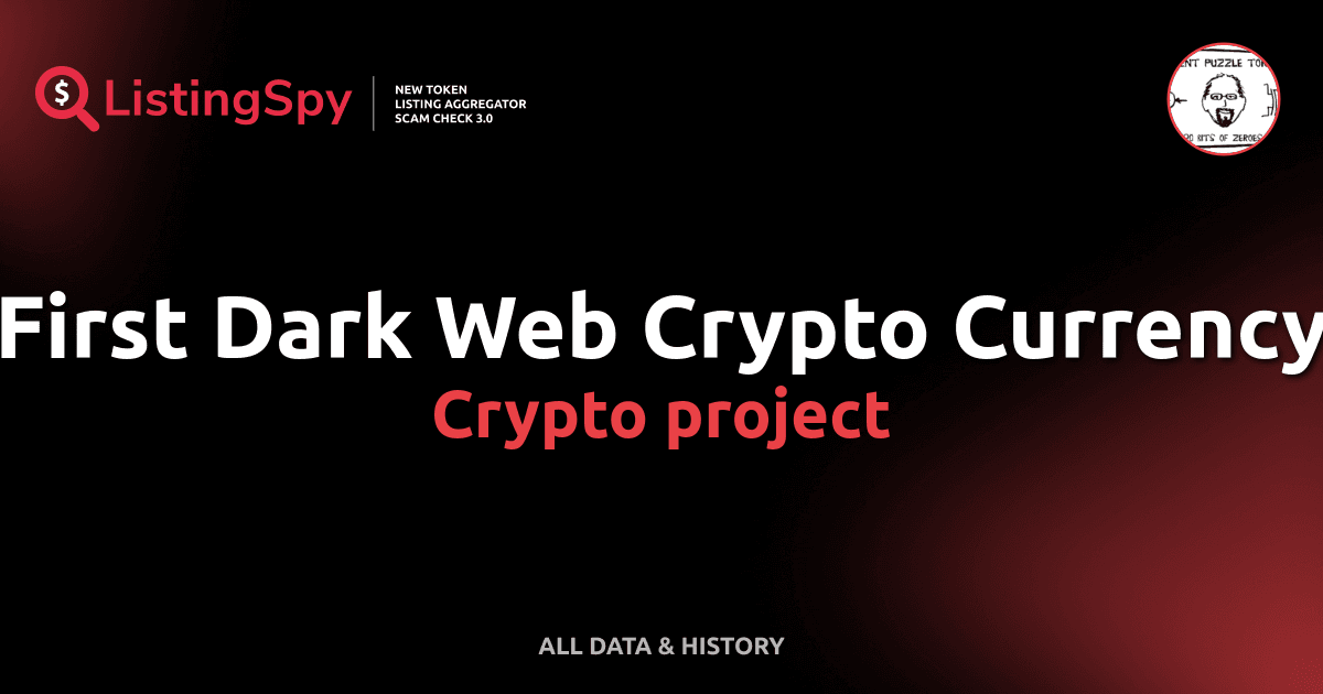 First Dark Web Crypto Currency crypto project: HASHCASH token listings, events, analysis ...