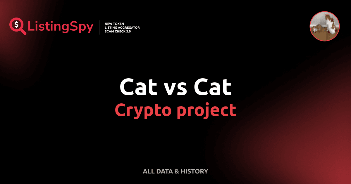 Cat vs Cat crypto project: CvC token listings, events, analysis ...