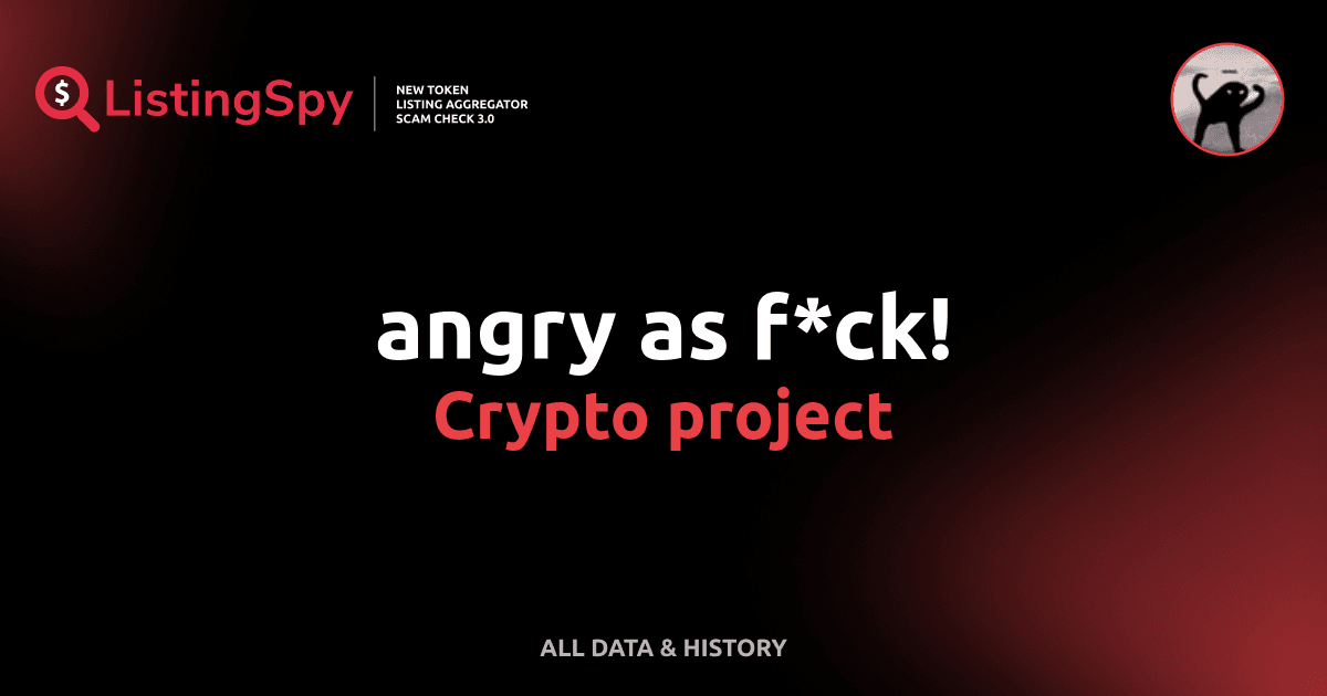 angry as f*ck! crypto project: HRRNG token listings, events, analysis ...