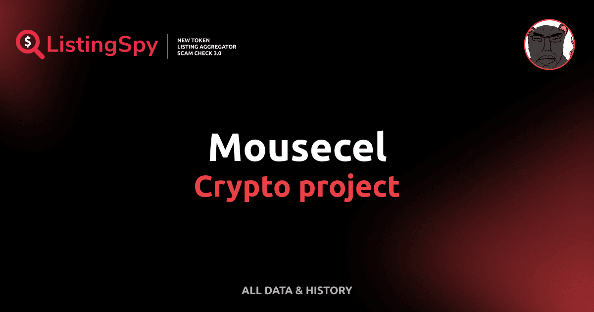 Mousecel crypto project: Mousecel token listings, events, analysis ...