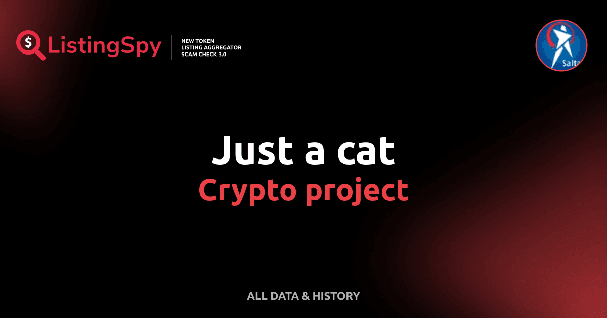 Just a cat crypto project: CAT token listings, events, analysis ...