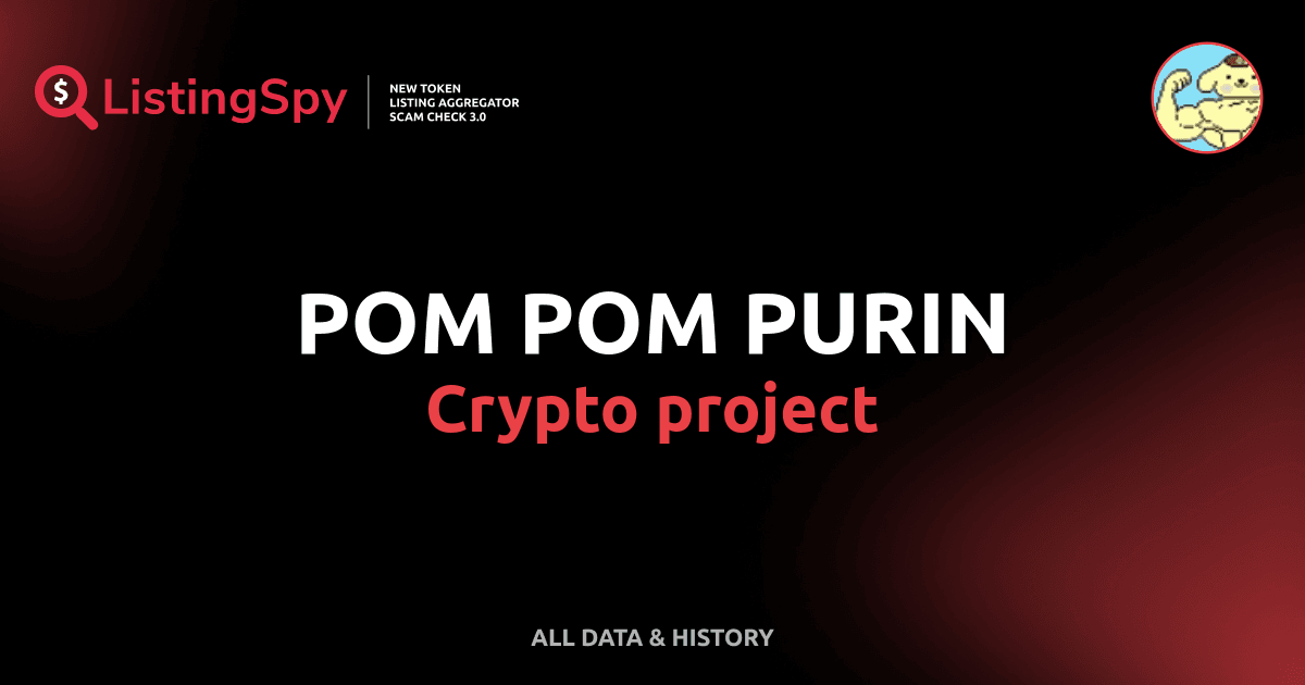POM POM PURIN crypto project: PURIN token listings, events, analysis ...