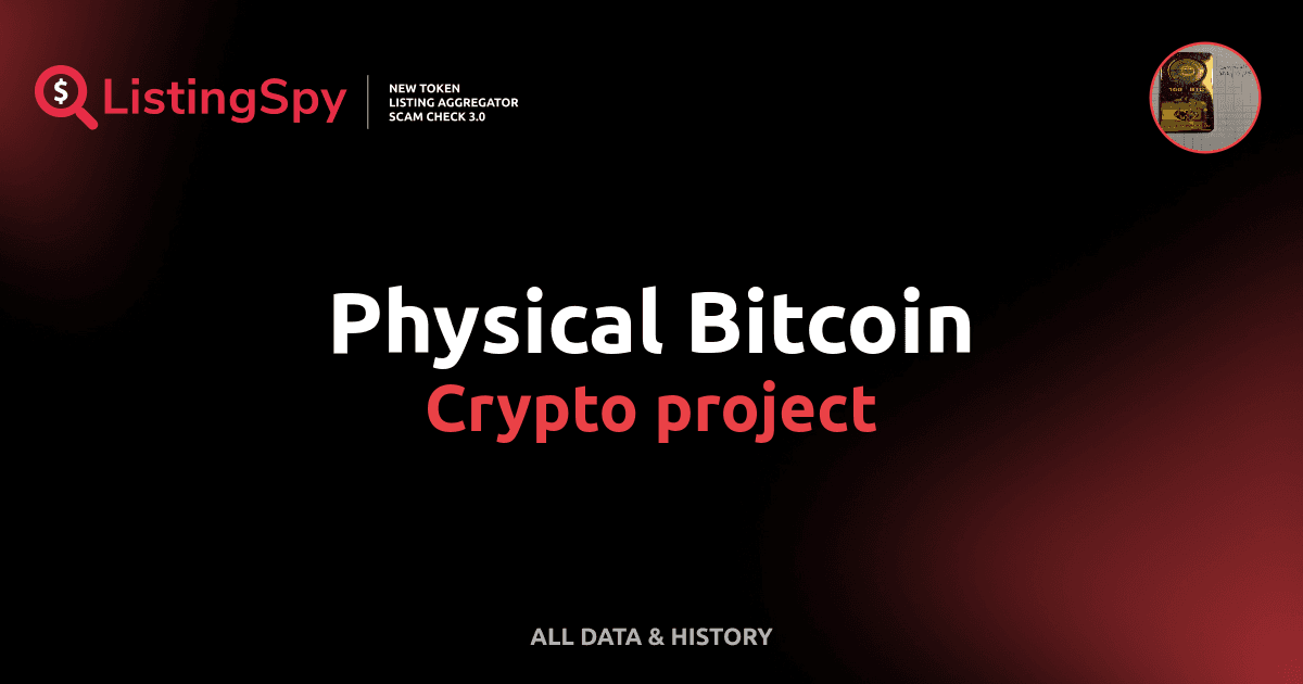 Physical Bitcoin crypto project: CASASCIUS token listings, events ...