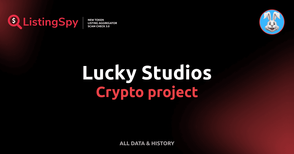 Lucky Studios crypto project: LCK token listings, events, analysis | ListingSpy