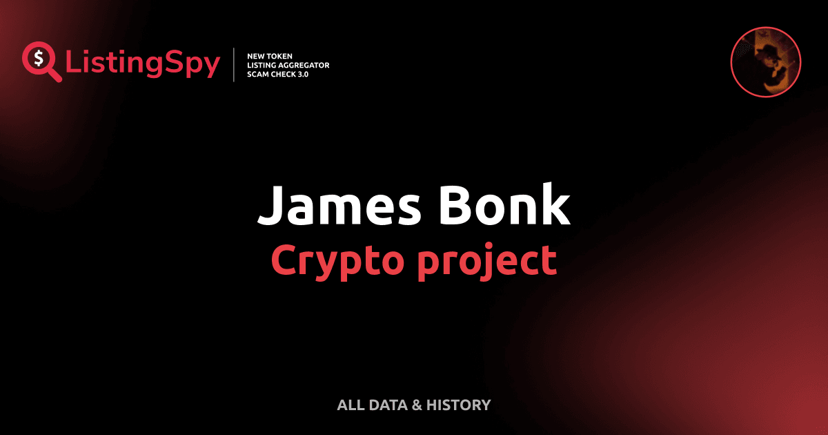 James Bonk crypto project: JBONK token listings, events, analysis ...