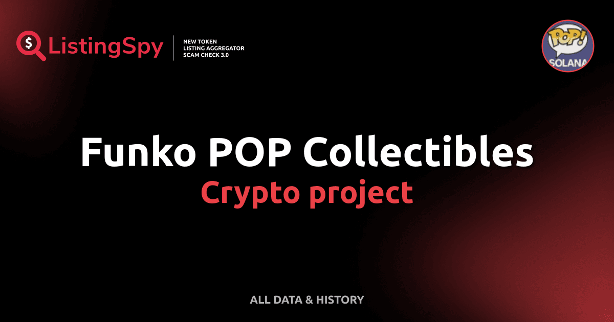 Funko POP Collectibles crypto project: Funko token listings, events ...