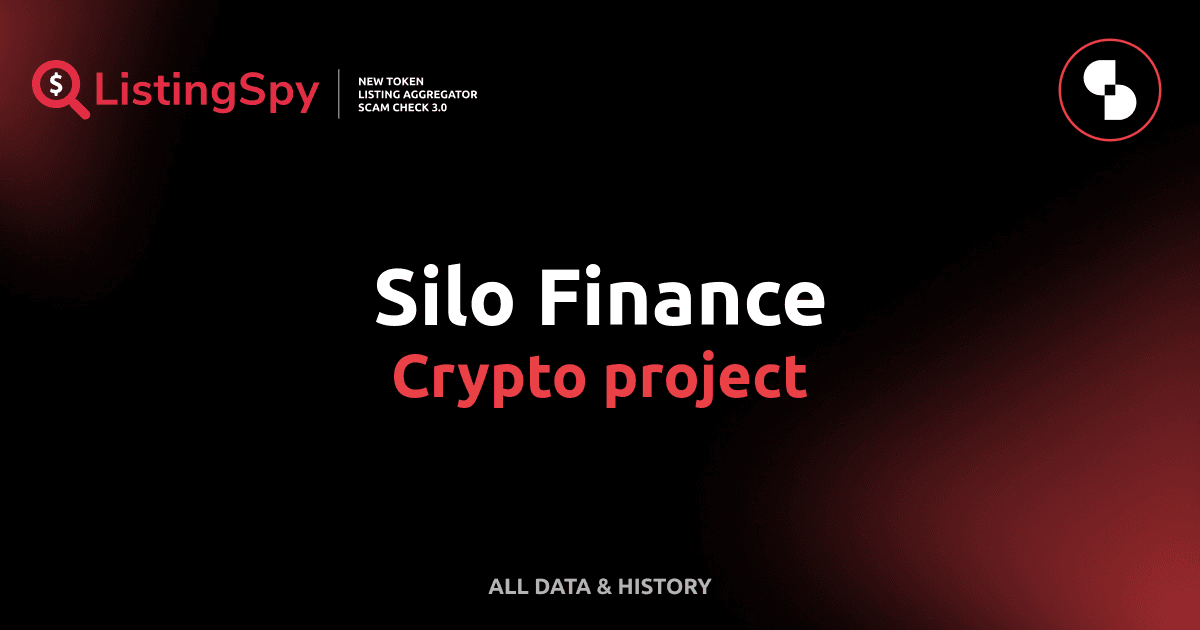 Silo Finance crypto project: SILO token listings, events, analysis | ListingSpy