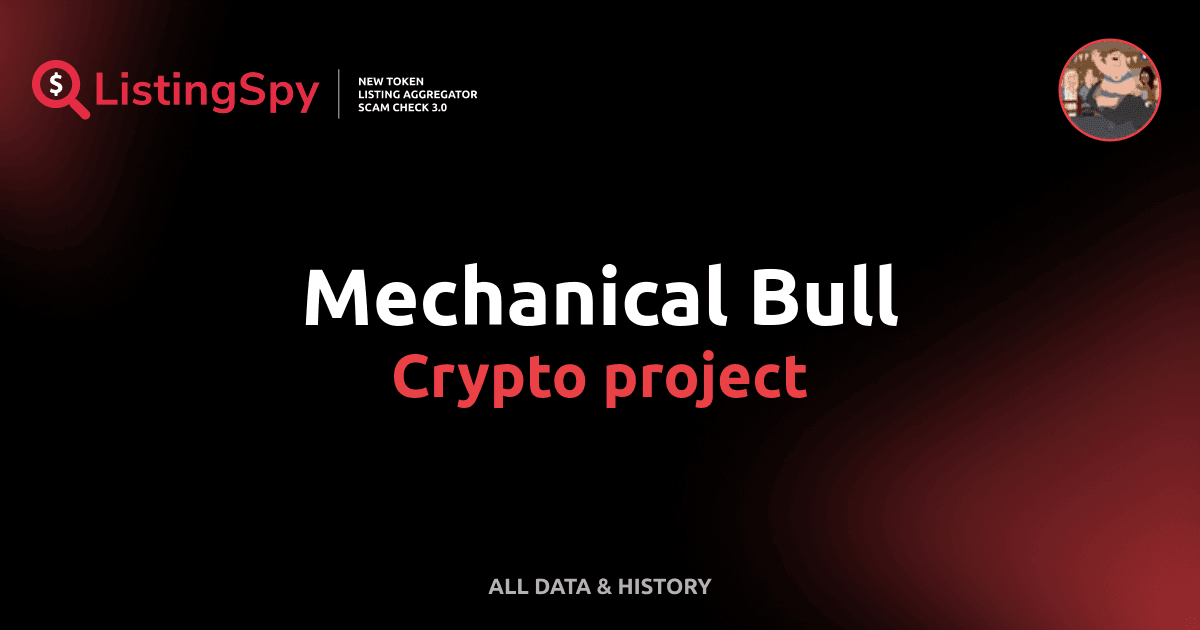 Mechanical Bull crypto project: BULL token listings, events, analysis ...