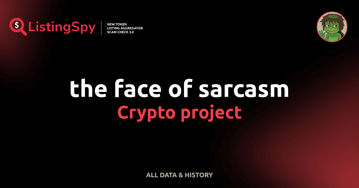 the face of sarcasm crypto project: KAPPA token listings, events ...