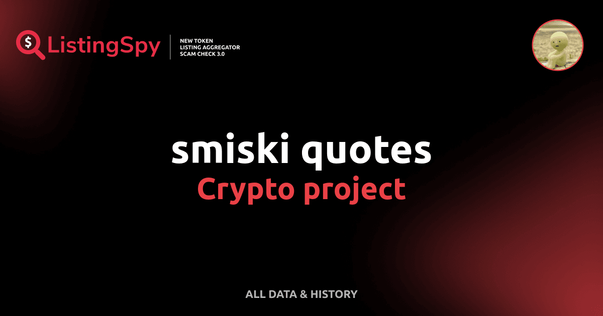smiski quotes crypto project: smiski token listings, events, analysis ...