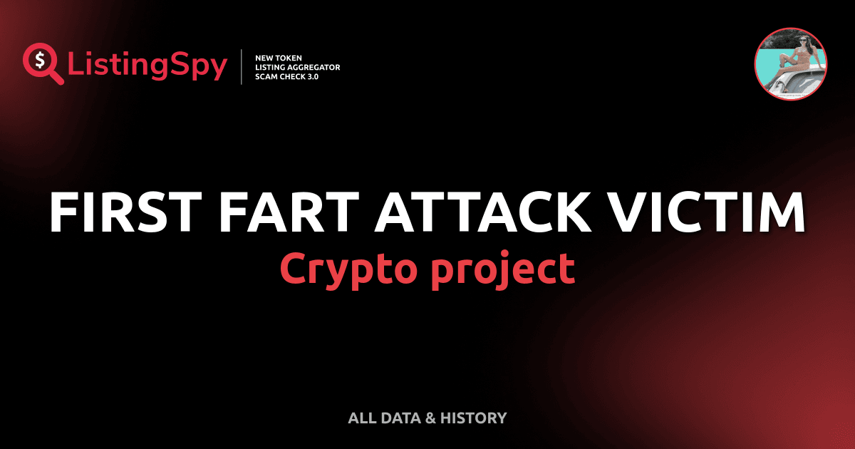 FIRST FART ATTACK VICTIM crypto project: CHRISTINE token listings ...