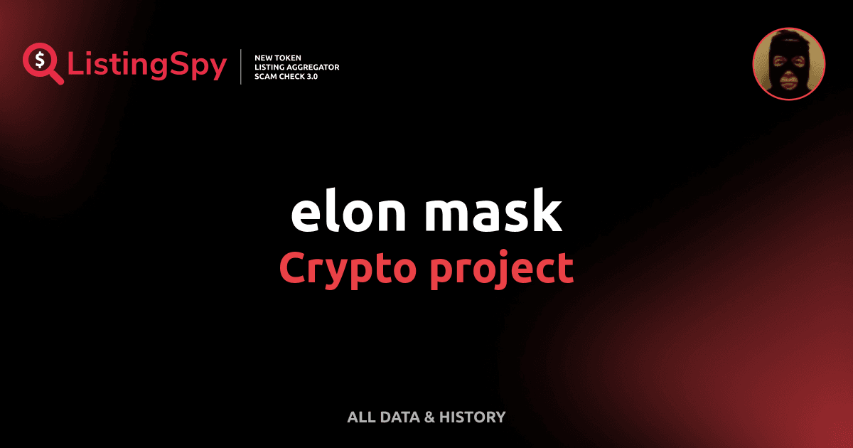 elon mask crypto project: elonmask token listings, events, analysis ...