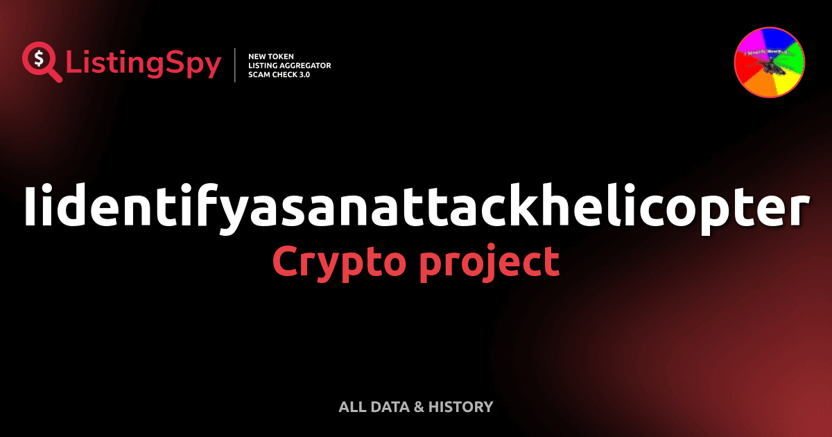 Iidentifyasanattackhelicopter crypto project: Copter token listings ...