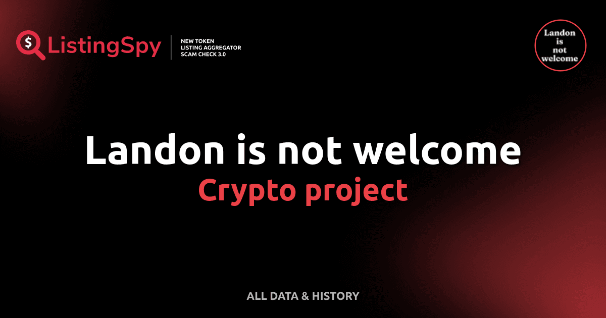 Landon is not welcome crypto project: LANDON token listings, events ...