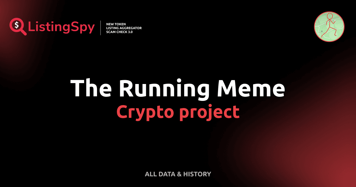 The Running Meme crypto project: RUNNER token listings, events ...