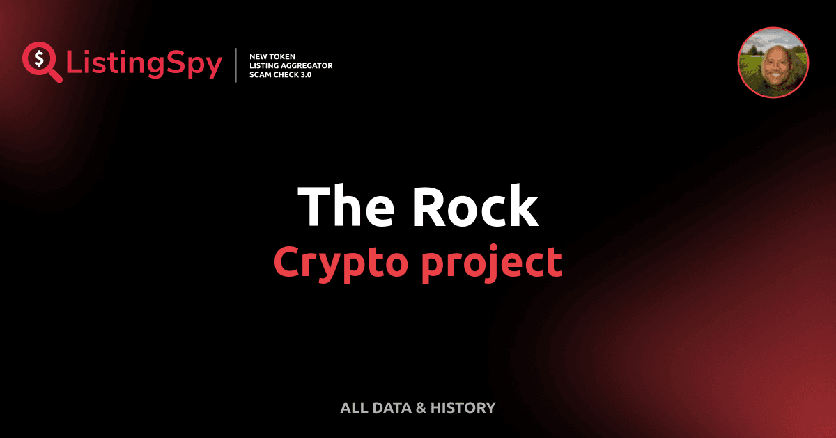 The Rock crypto project: ROCK token listings, events, analysis | ListingSpy