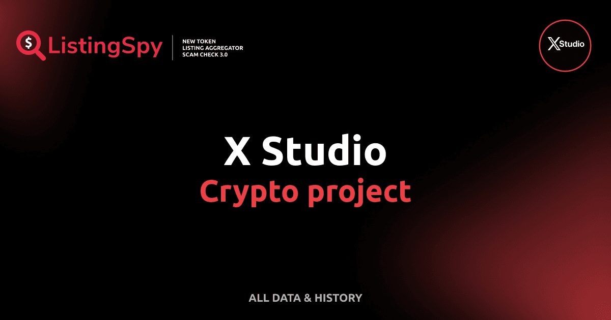 X Studio crypto project: X Studio token listings, events, analysis ...