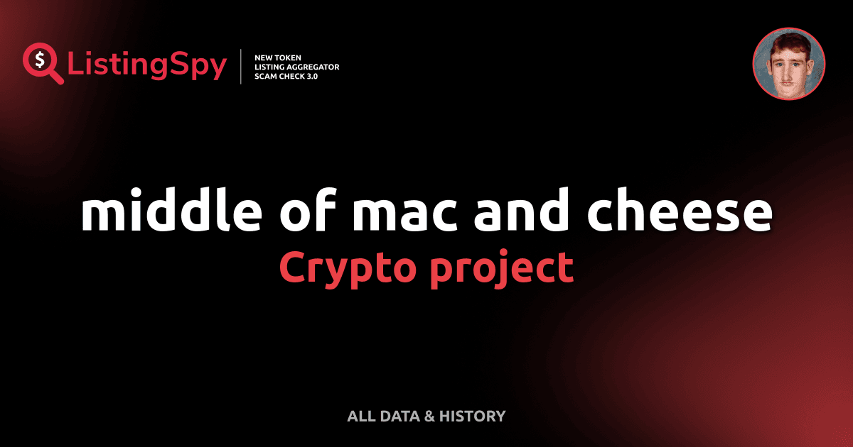middle of mac and cheese crypto project: MOMAC token listings, events ...