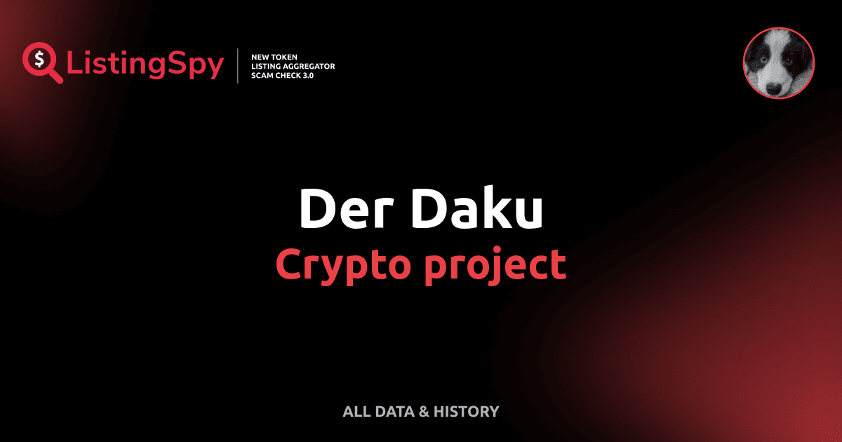 Der Daku crypto project: DAKU token listings, events, analysis | ListingSpy