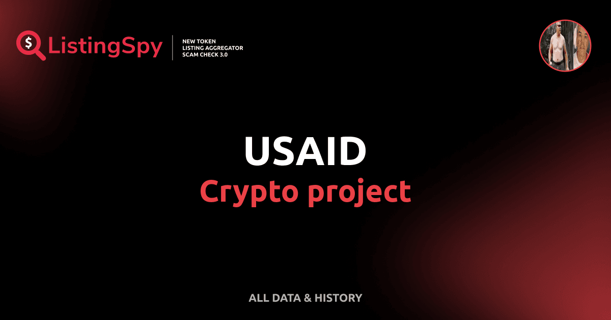 USAID crypto project: USAID token listings, events, analysis | ListingSpy