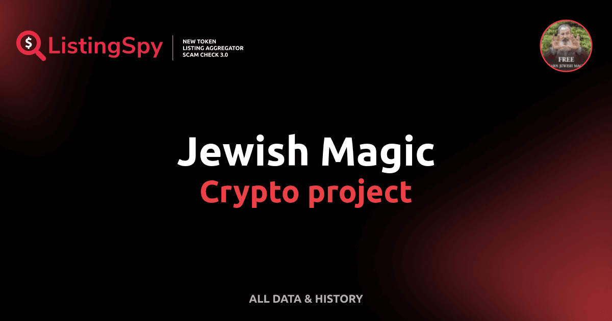 Jewish Magic crypto project: JEWMAGIC token listings, events, analysis ...