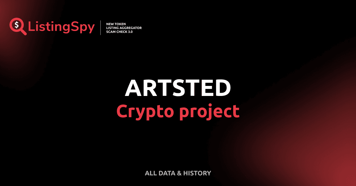 ARTSTED crypto project: ARTS token listings, events, analysis | ListingSpy