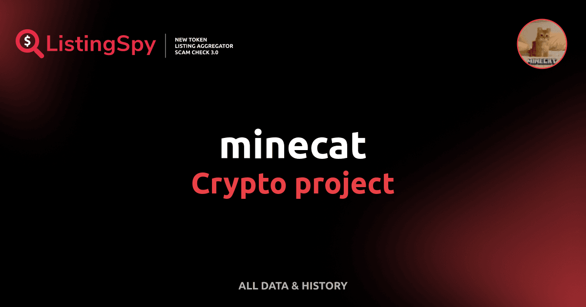 minecat crypto project: minecat token listings, events, analysis ...