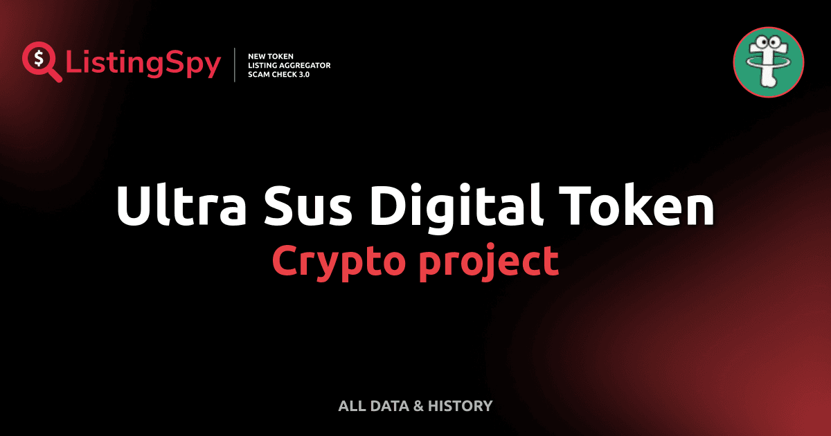 Ultra Sus Digital Token crypto project: USDT token listings, events ...