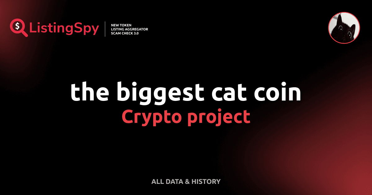 the biggest cat coin crypto project: SHADOW token listings, events ...