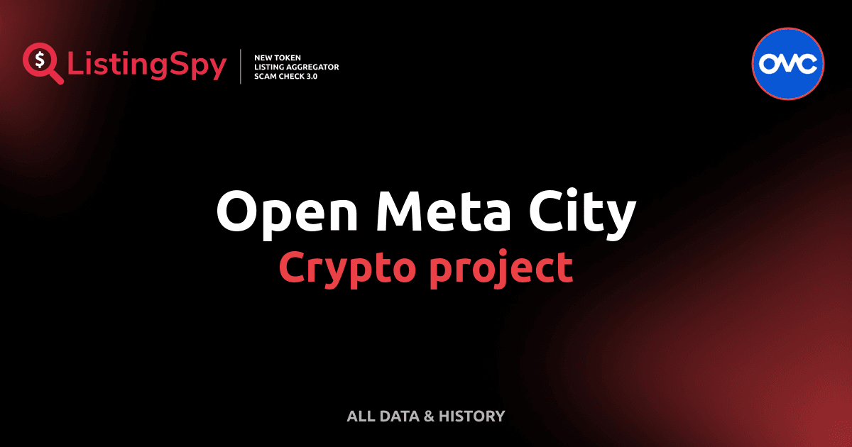 Open Meta City crypto project: OMZ token listings, events, analysis ...