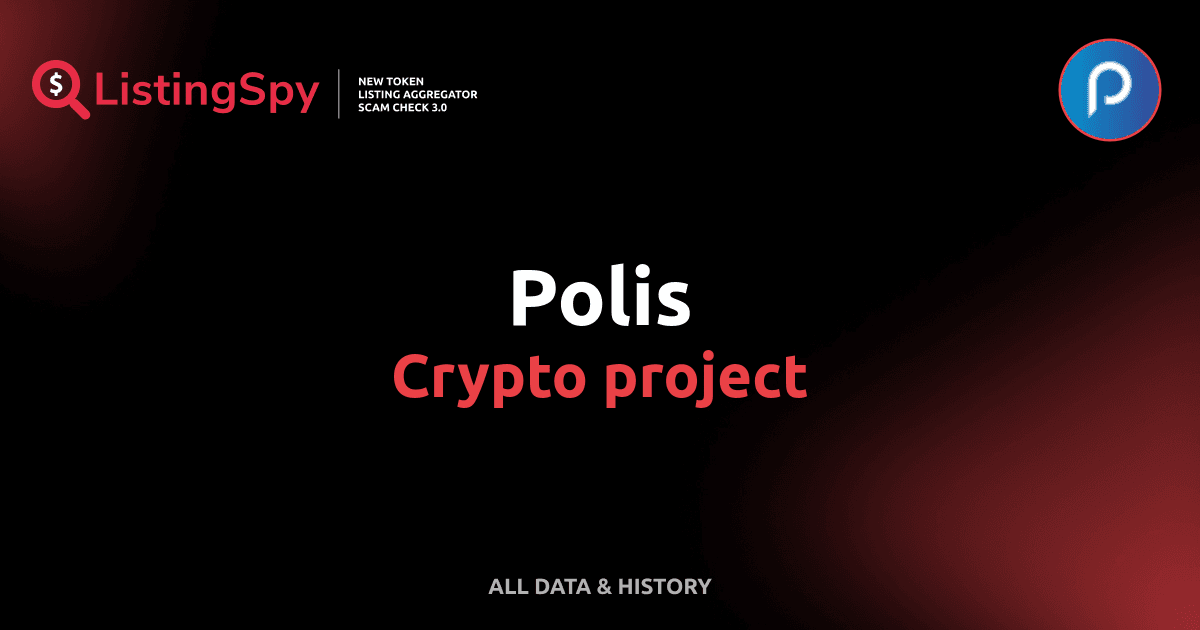 Polis crypto project: Polis token listings, events, analysis | ListingSpy