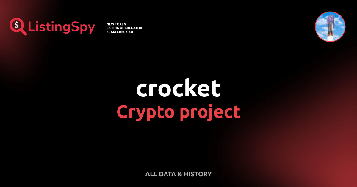 crocket crypto project: crocket token listings, events, analysis ...