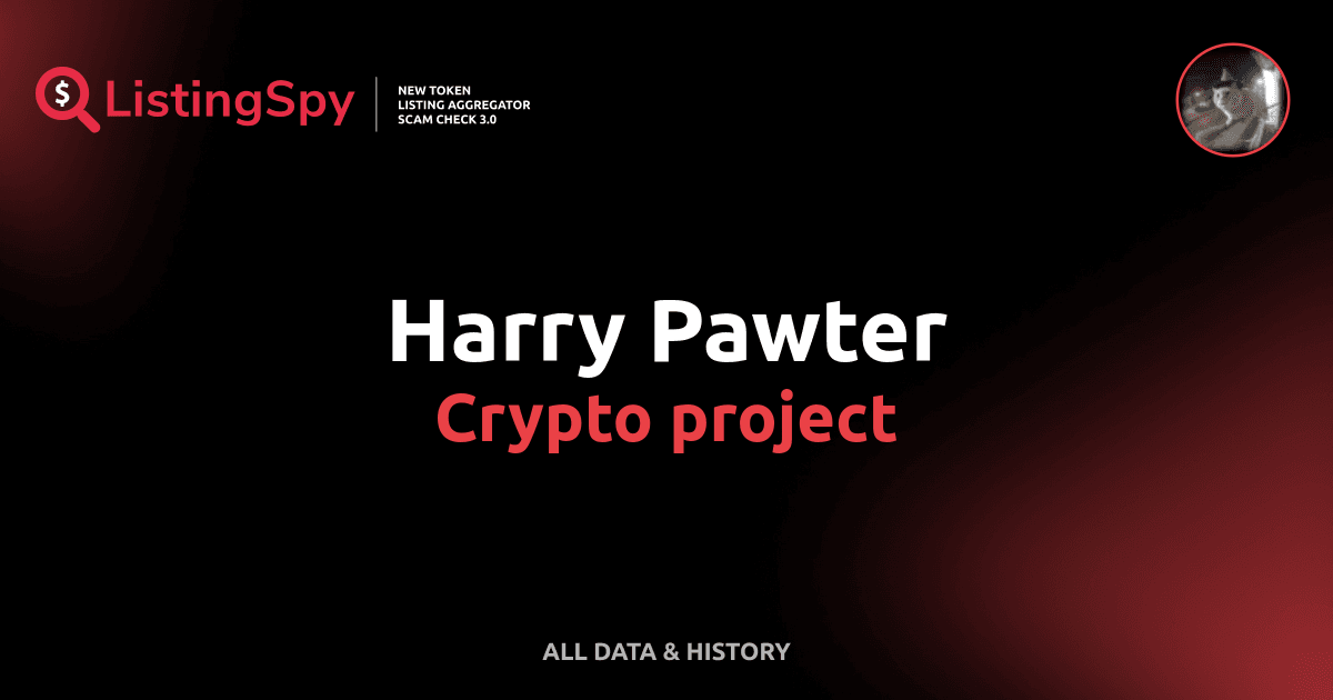 Harry Pawter crypto project: Pawter token listings, events, analysis ...