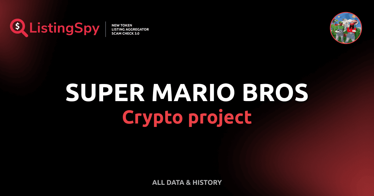 SUPER MARIO BROS crypto project: SMB token listings, events, analysis ...