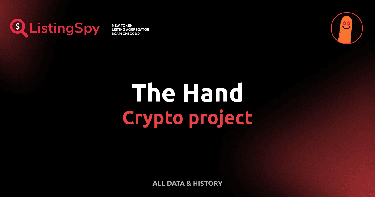 The Hand crypto project: HAND token listings, events, analysis | ListingSpy