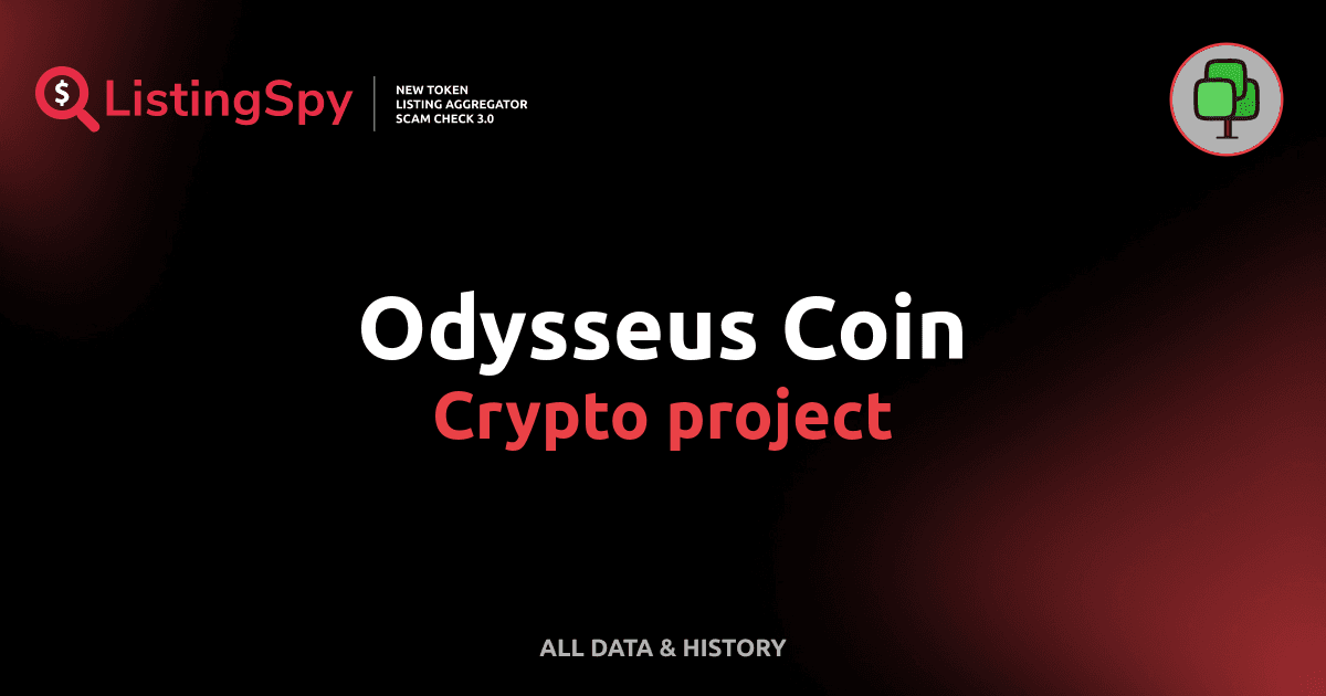 Odysseus Coin crypto project: ODYSSEUS token listings, events, analysis | ListingSpy