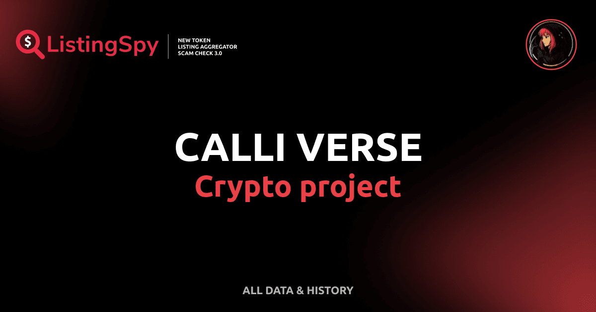 CALLI VERSE crypto project: CALLI token listings, events, analysis ...